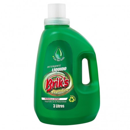 Detergente Matic Briks Premium Verde 3 Litros